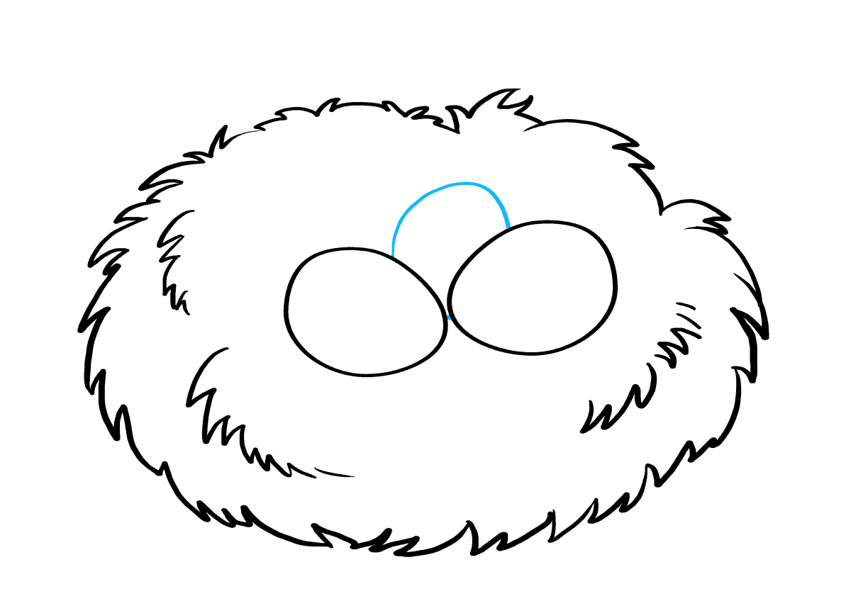 Nest Drawing For Kids Birds Nest Drawing At GetDrawings.com | Free For