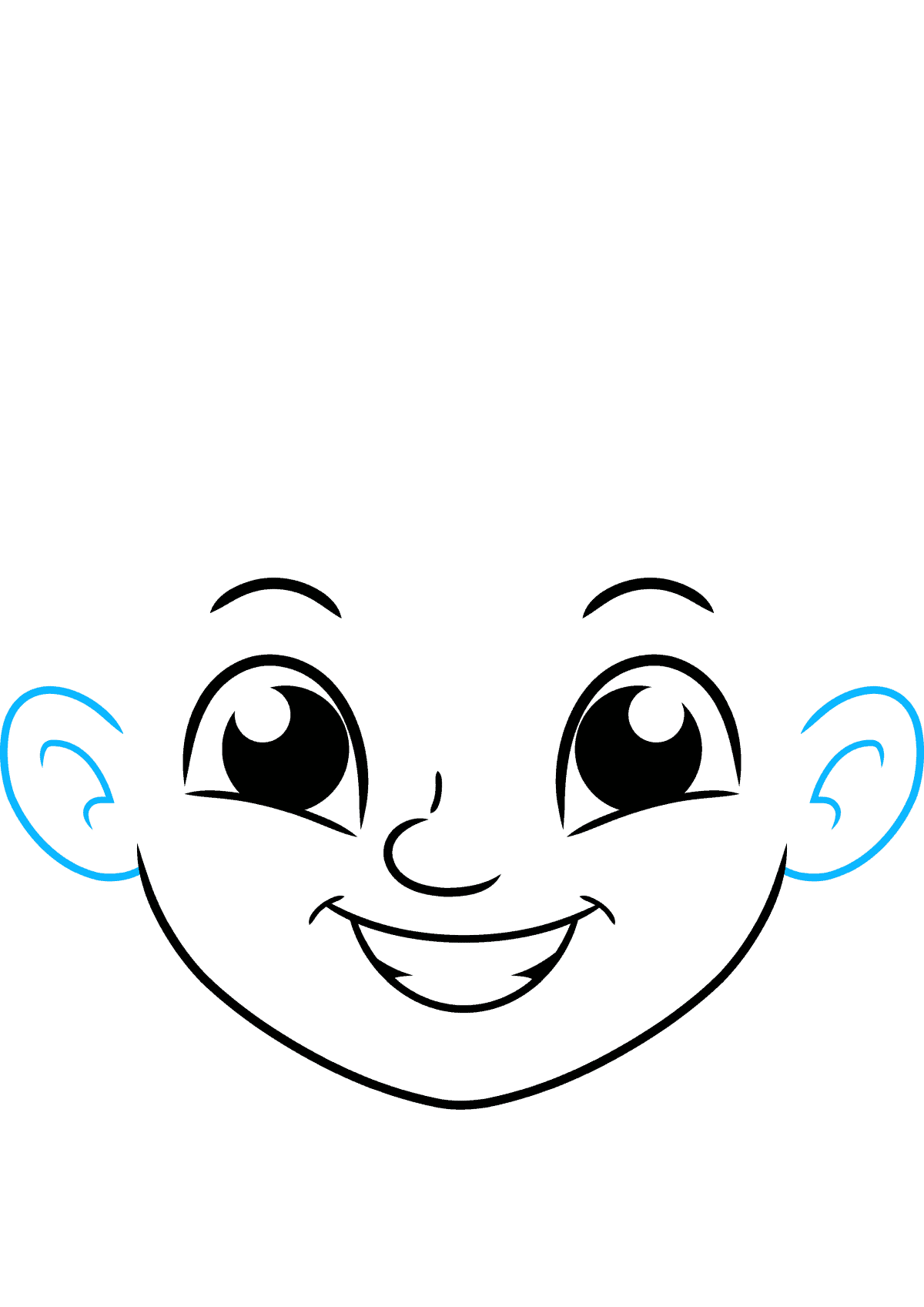 How To Draw A Boy For Kids Boy Face Easy Draw Tutorial