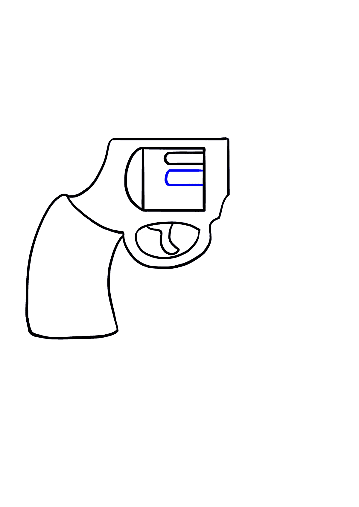 How To Draw A Revolver Revolver Gun Easy Draw Tutorial Images And