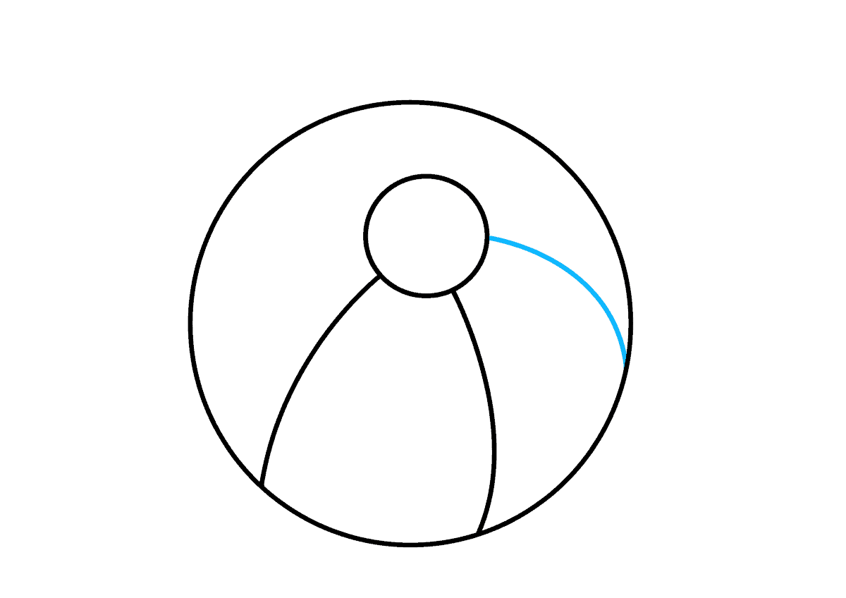 How To Draw A Beach Ball Beach Ball Drawing At GetDrawings | Free