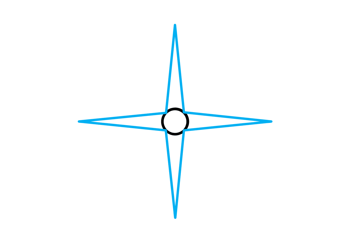How To Draw A Simple Compass Rose Diy Compass Rose
