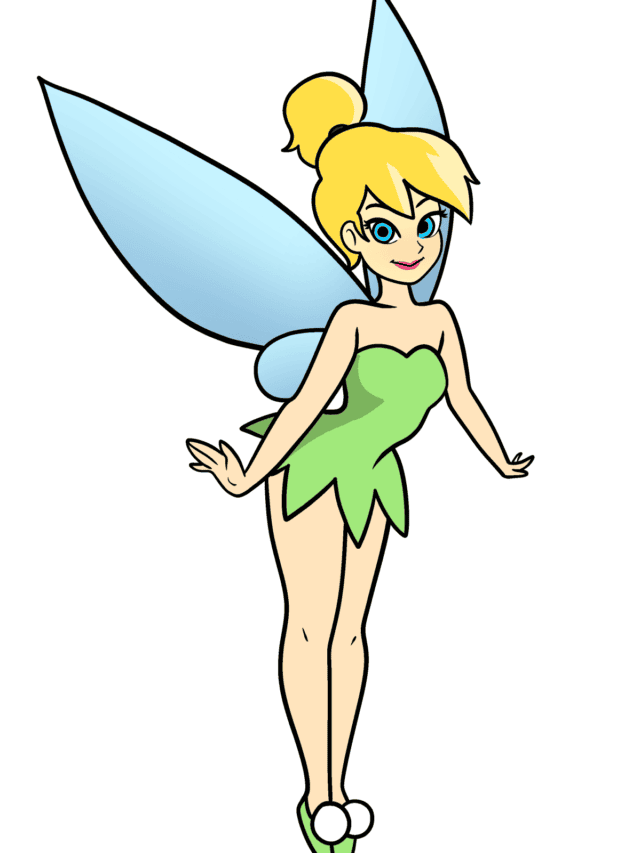 Easy Tinkerbell Step By Step Tutorial Easy Drawing Guides 9360