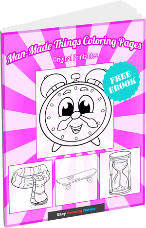 Free Man-Made Things Coloring Pages for Kids - Easy Drawing Guides