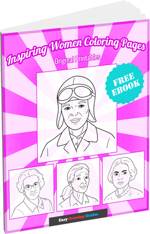 Inspiring Women Coloring Pages for Kids - Easy Drawing Guides